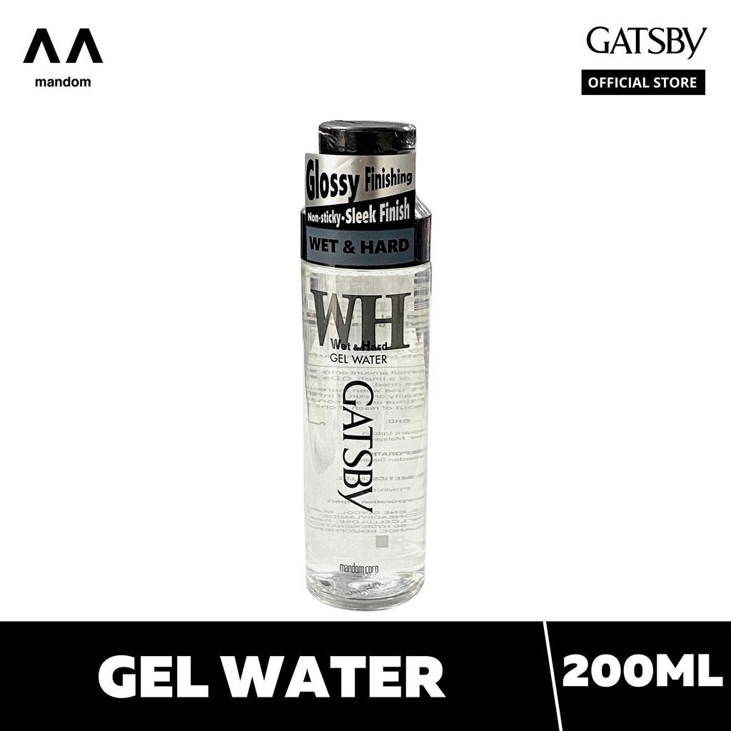 Gatsby Gel Water Wet And Hard 200Ml | Shopee Philippines