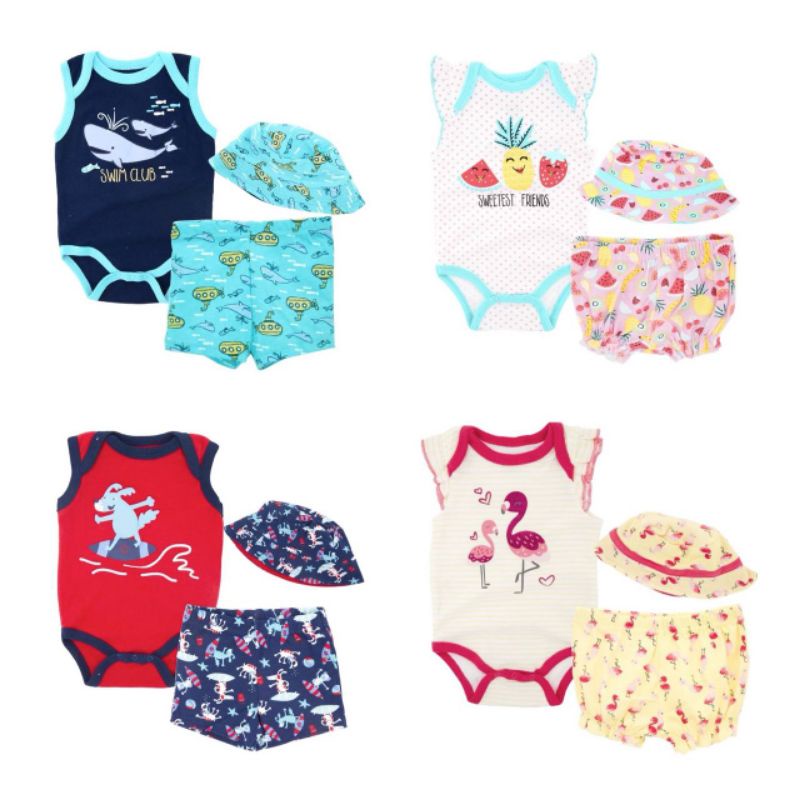 IMPORTED CUTE SUMMER INFANT SET BRAND NEW IMPORTED ( 3PCS SET) | Shopee ...