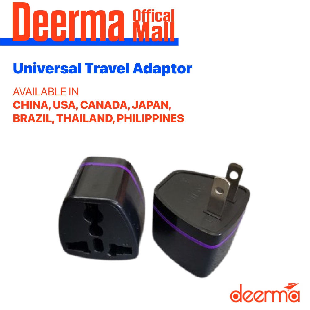 Deerma Universal Travel Adaptor Outlet Plug Adapter Converter China to ...