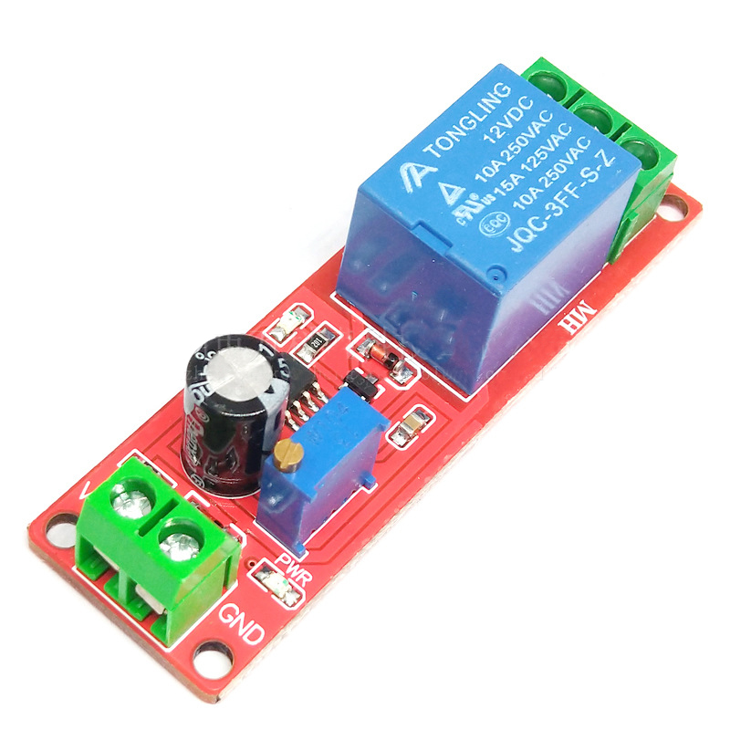 0 to 10s Delay DC 12V Delay Relay Shield NE555 Timer Delay Switch Relay ... 0 to 10s Delay DC 12V Delay Relay Shield NE555 Timer Delay Switch Relay ...