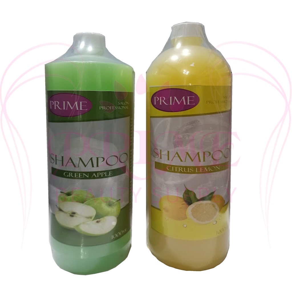 PRIME SHAMPOO GREEN APPLE CITRUS LEMON 1000ML 1L | Shopee Philippines
