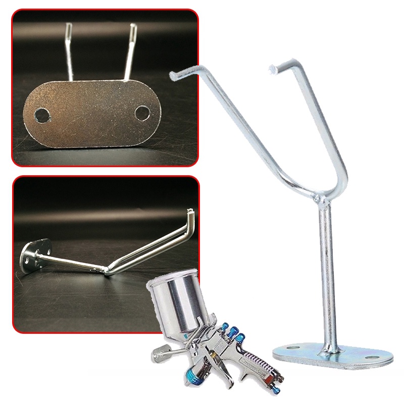 Paint Spray Gun Holder Wall-mounted Spray Gun Fixed Bracket Wall Bench ...