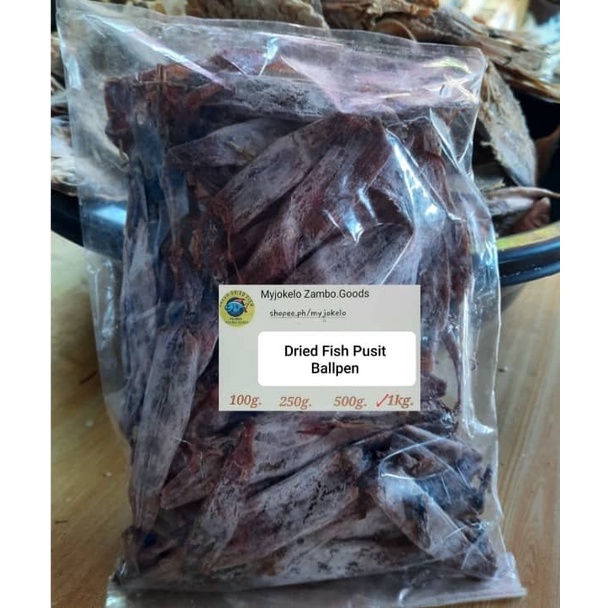 Dried Fish Pusit Ballpen 250g,500g,1kl | Shopee Philippines