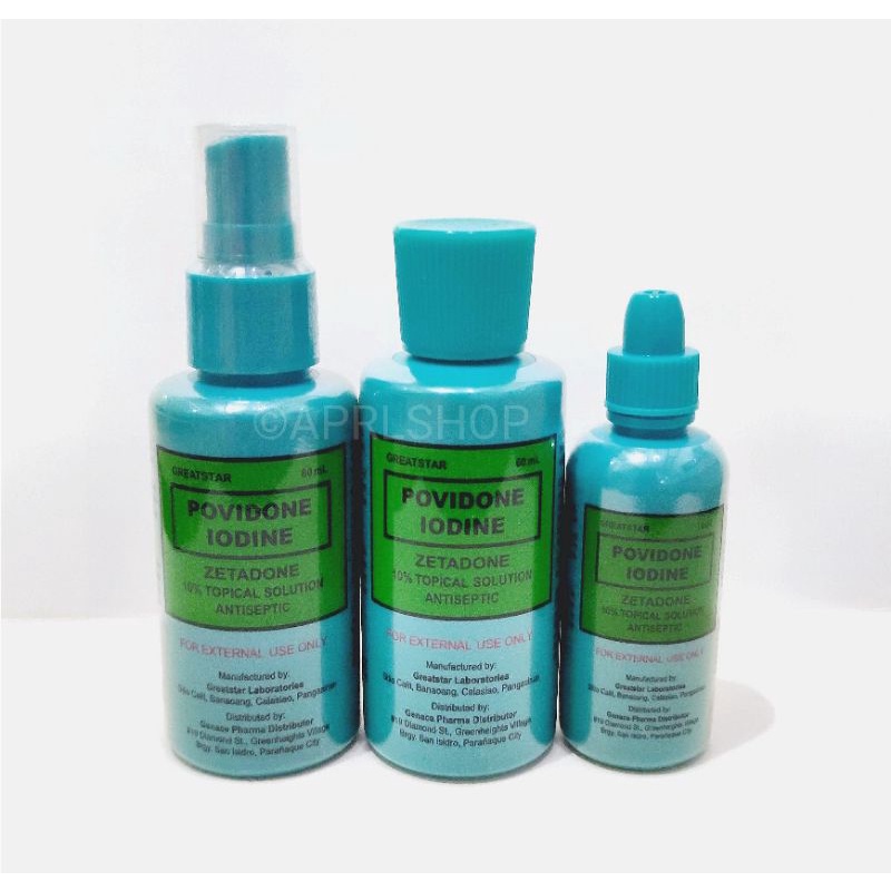 POVIDONE IODINE 10% ANTISEPTIC SOLUTION (Generic Betadine) | Shopee ...