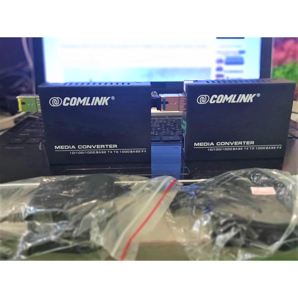 Comlink HTB-3200AB-SFP | Dual Fiber Media Converter with SFP SC Module ...