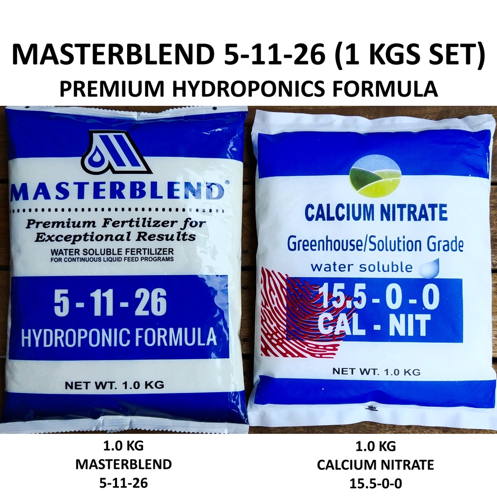 Masterblend 5-11-26 Hydroponics Formula (1KG SET) | Shopee Philippines
