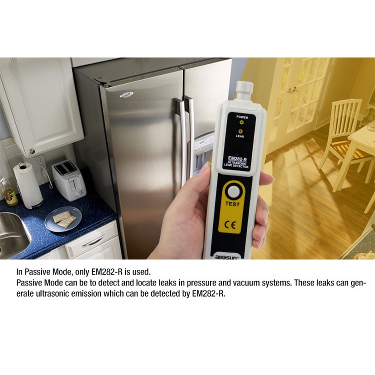 Ultrasonic Leak Detector 40KHz Ultrasonic Transmitter Relative Humidity ...