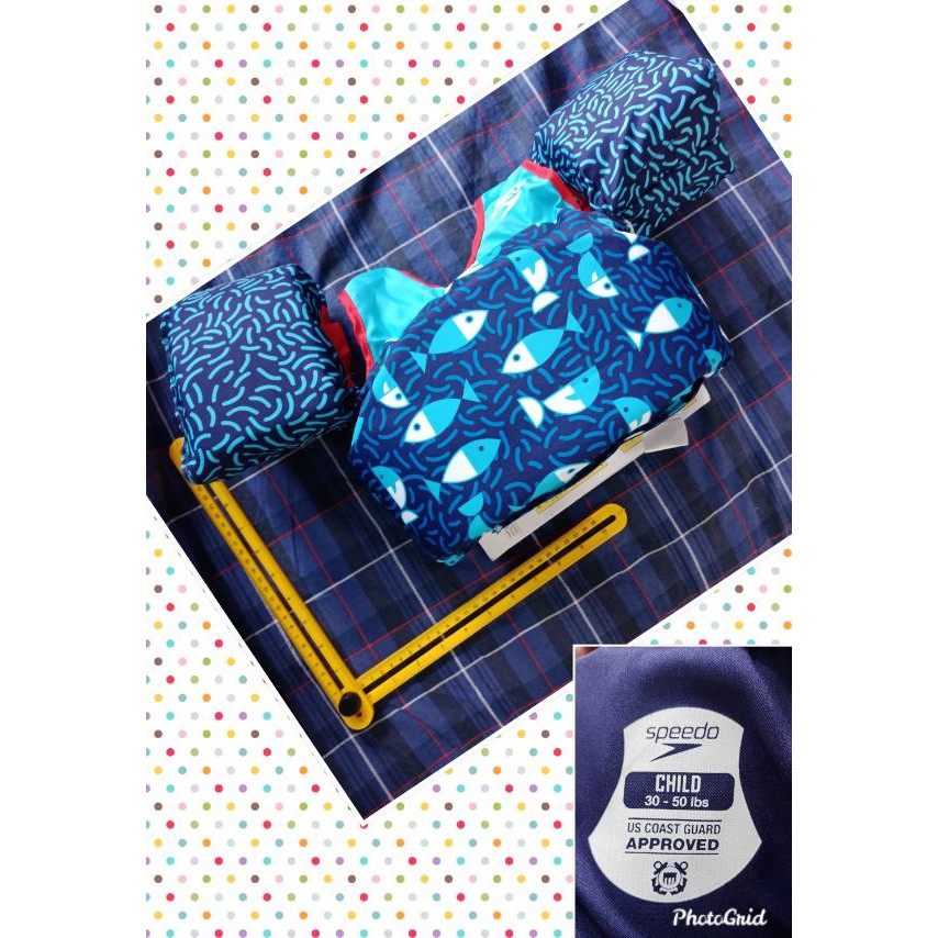 Speedo Safe Splasher Puddle Jumper Basic Life Jacket | Shopee Philippines