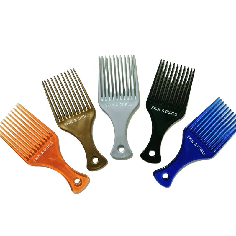 S&C Plastic Afro Hair Pick CGM approved Curly Girl Method | Shopee ...