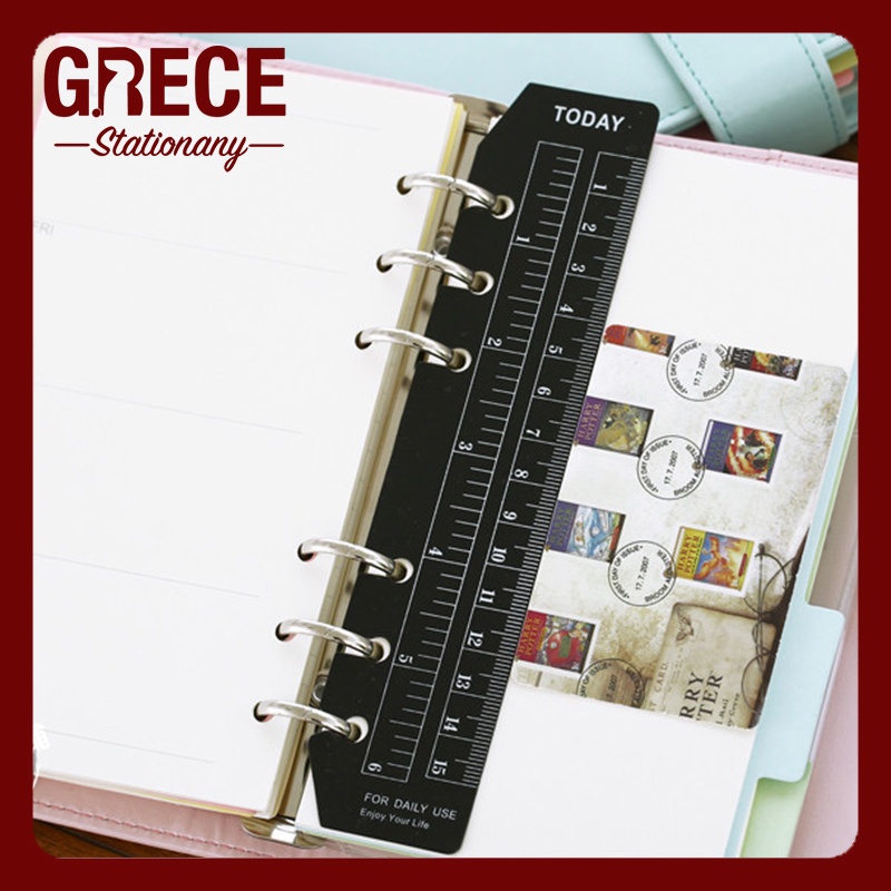 Filofax TODAY Ruler for Loose-leaf binder A5 A6 bookmark Separator PVC ...