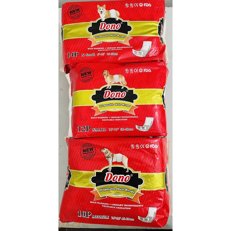 Dono MALE DIAPER FOR DOGS | Shopee Philippines
