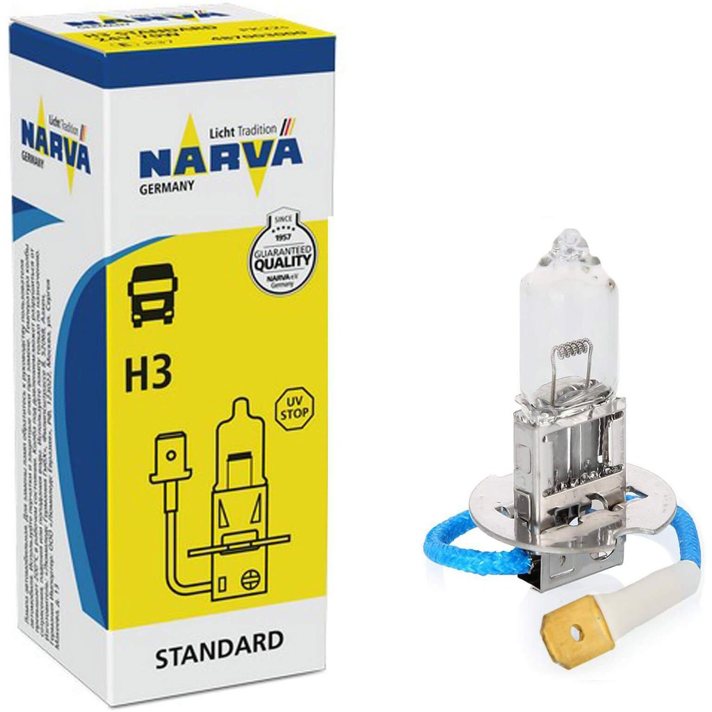 Narva Auto Bulb H3 12V/24V | Shopee Philippines
