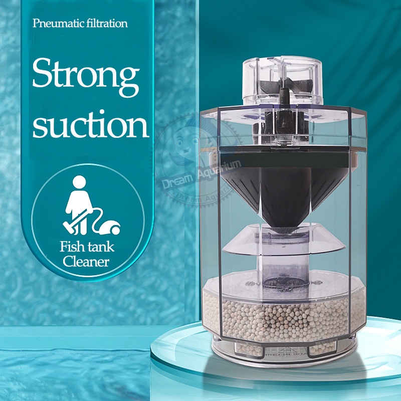 Aquarium Filter Fully Automatic Waste Remover Fish Tank Filter Fish ...