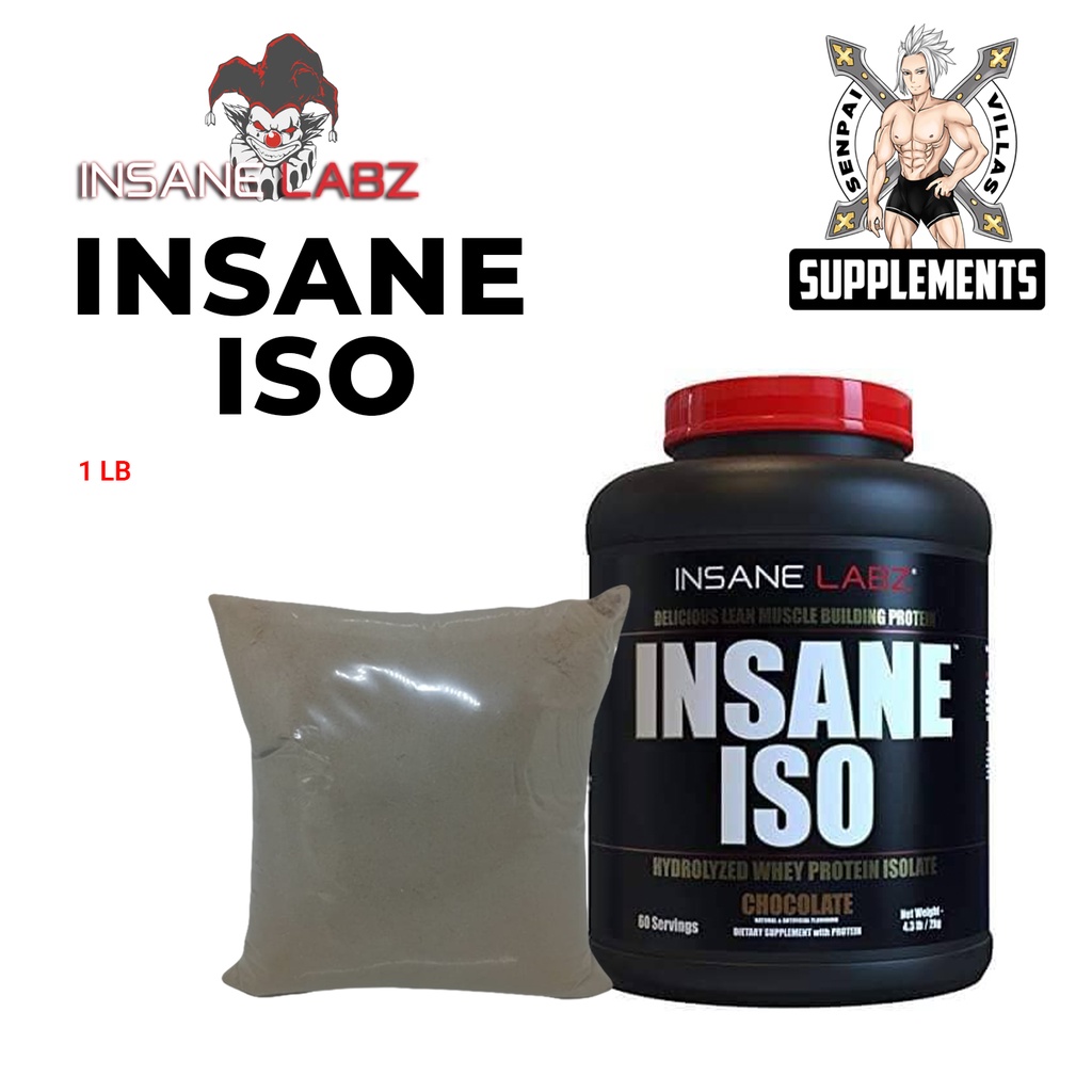 INSANE LABZ INSANE ISO HYDROLIZED WHEY PROTEIN ISOLATE 1 LB | Shopee ...