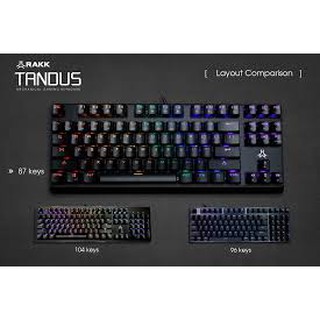 RAKK TANDUS 87 KEYS MECHANICAL KEYBOARD | Shopee Philippines