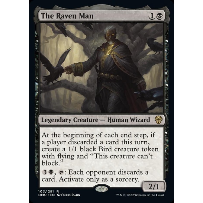 MTG - The Raven Man - NM R DMU | Shopee Philippines