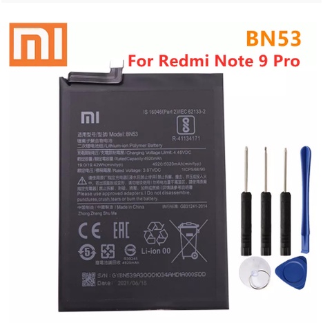 100% Original New 4920mAh BN53 Replacement Battery For Xiaomi Redmi ...