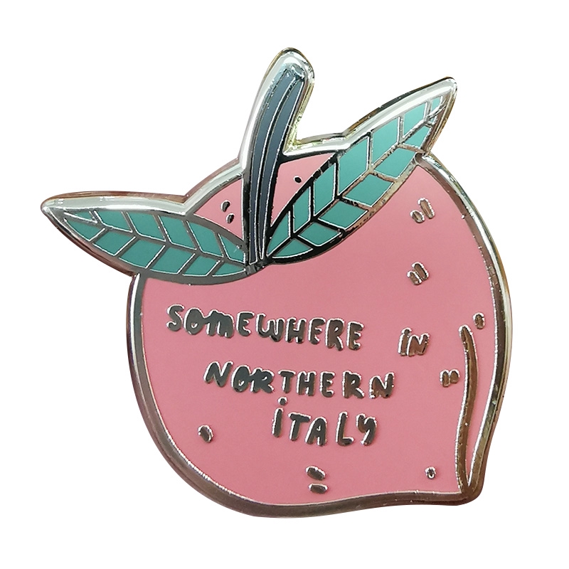 Call Me By Your Name enamel pin Elio peach badge movie fans wonderful ...