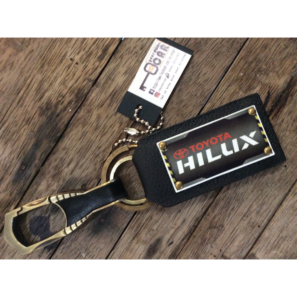 Toyota Hilux Genuine Leather Keyholder/ Keychain | Shopee Philippines
