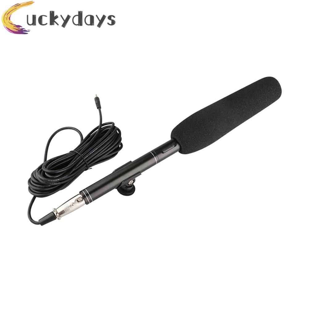 CF-01 Condenser Long Microphone Interview Recording Mic for DSLR Camera ...
