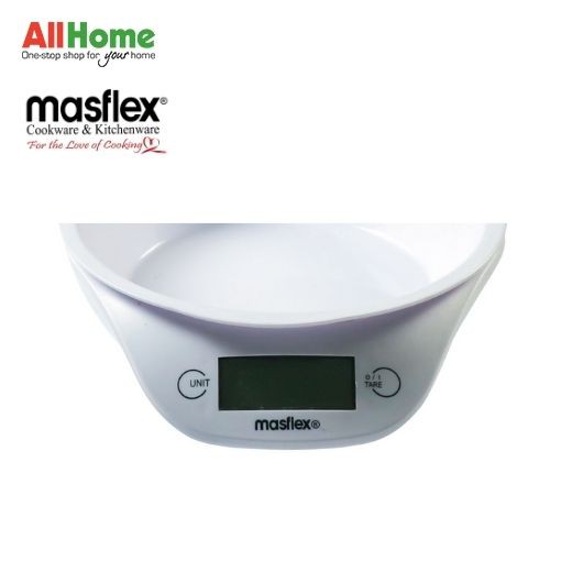 MASFLEX Digital Kitchen Scale - White 5000g | Shopee Philippines