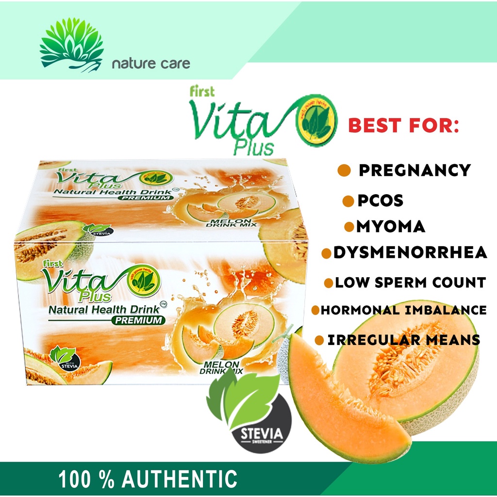 First Vita Plus MELON PREMIUM 20 sachets Authentic | Shopee Philippines