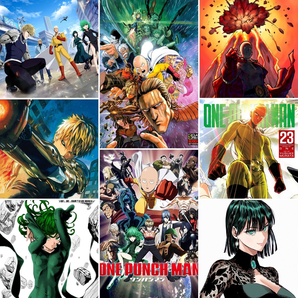 One Punch Man Manga Poster A4 Size | Shopee Philippines