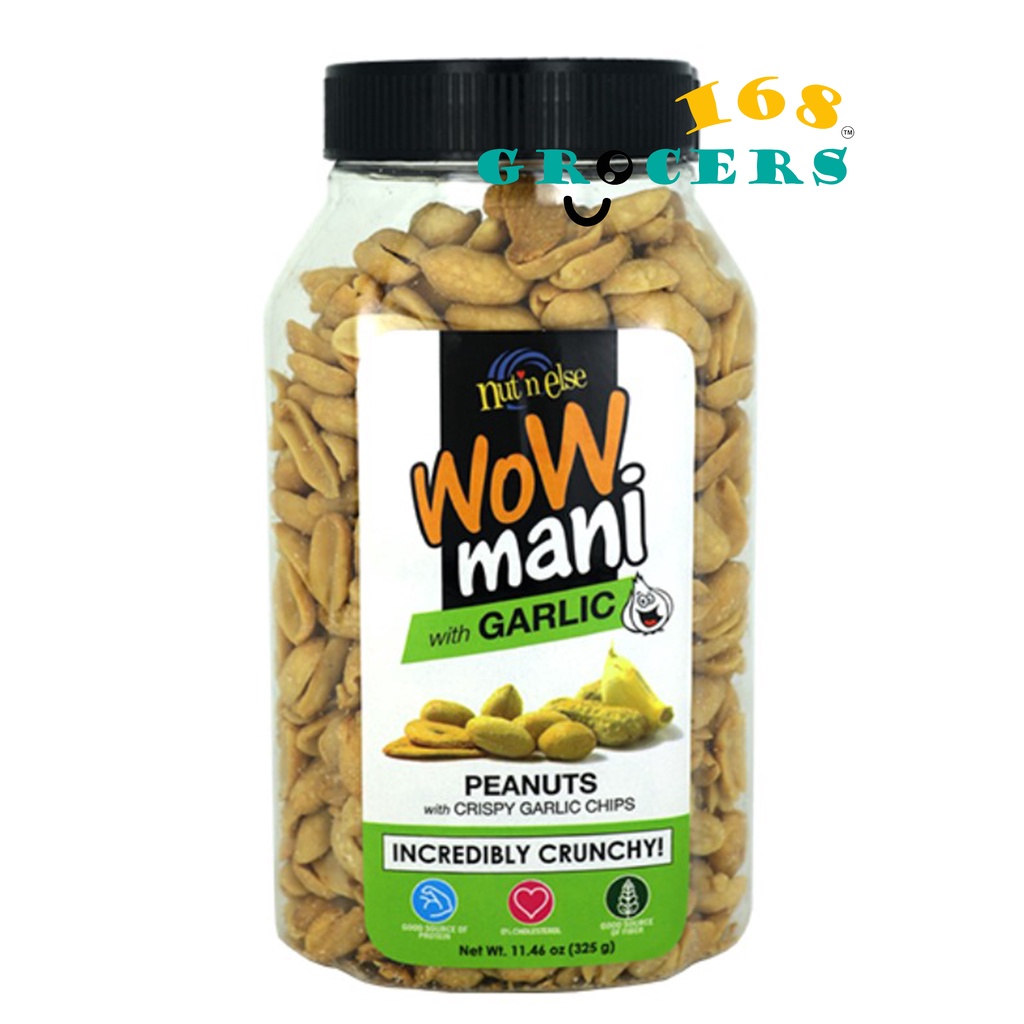 Nut & Else Wow Mani Garlic Peanuts 325g | Shopee Philippines