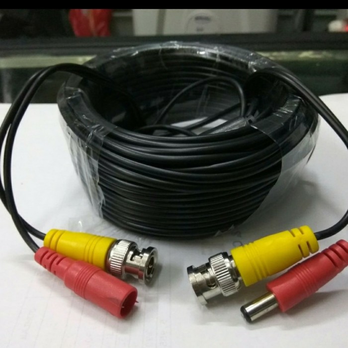 Cctv Cable 20m Black Cctv Camera Ready To Use Cctv Camera 20 Meters ...