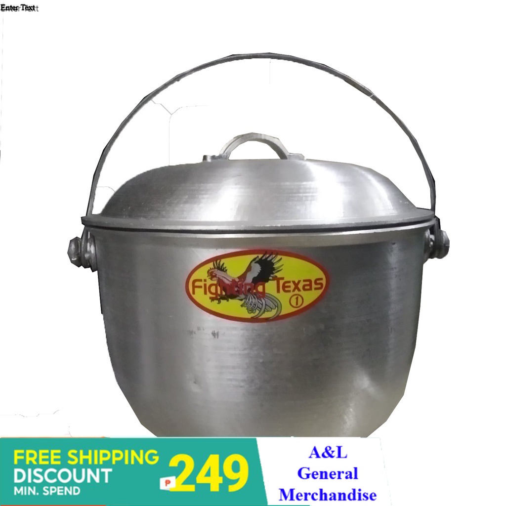 Different Sizes Aluminum Pots makapal cooker ware Kaldero Fighting ...