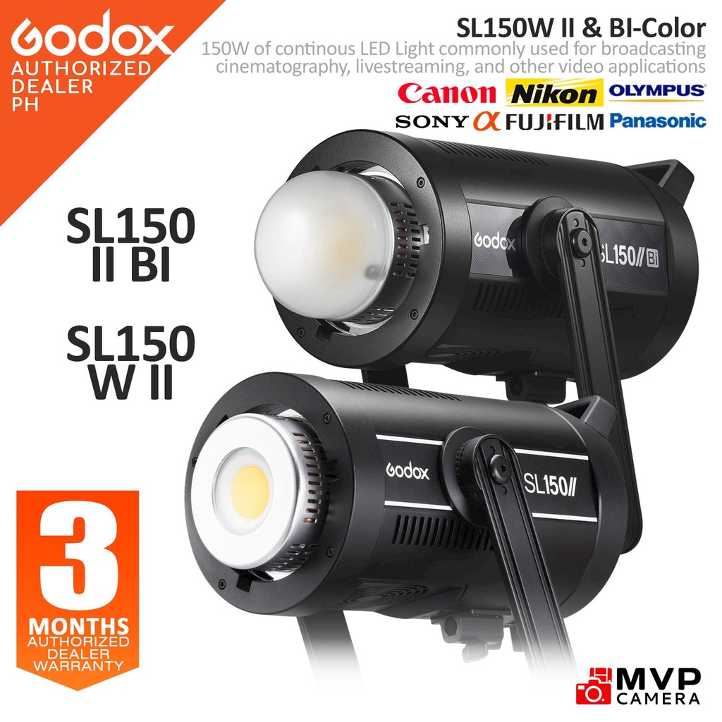 GODOX SL150W II & BI-Color LED Video Photography Light SL150 SL150II ...