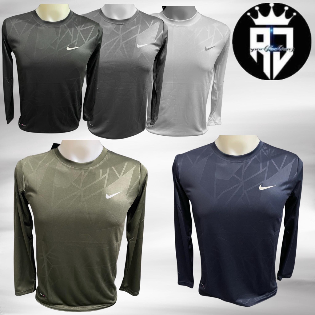 Dry-fit Rash guard long sleeves for men and womenA1 | Shopee Philippines