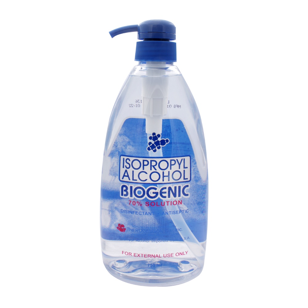 BIOGENIC Alcohol Pump 70% Solution 750ml | Shopee Philippines