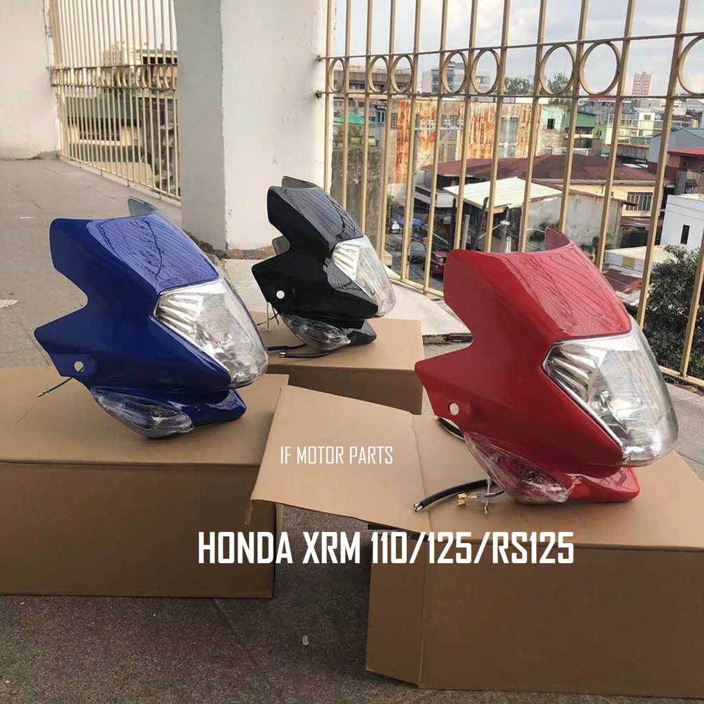 [Headlight] Honda XRM 110/125/RS 125 Headlight Full face Assy Set by IF ...