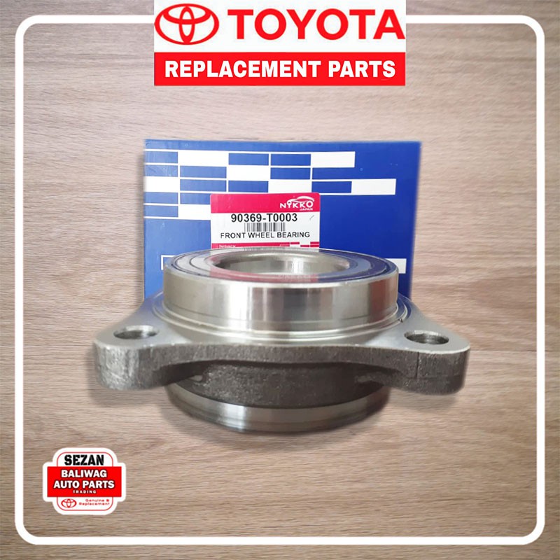 NIKKO JAPAN FRONT WHEEL BEARING TOYOTA FORTUNER HILUX 2005-2015 90369 ...