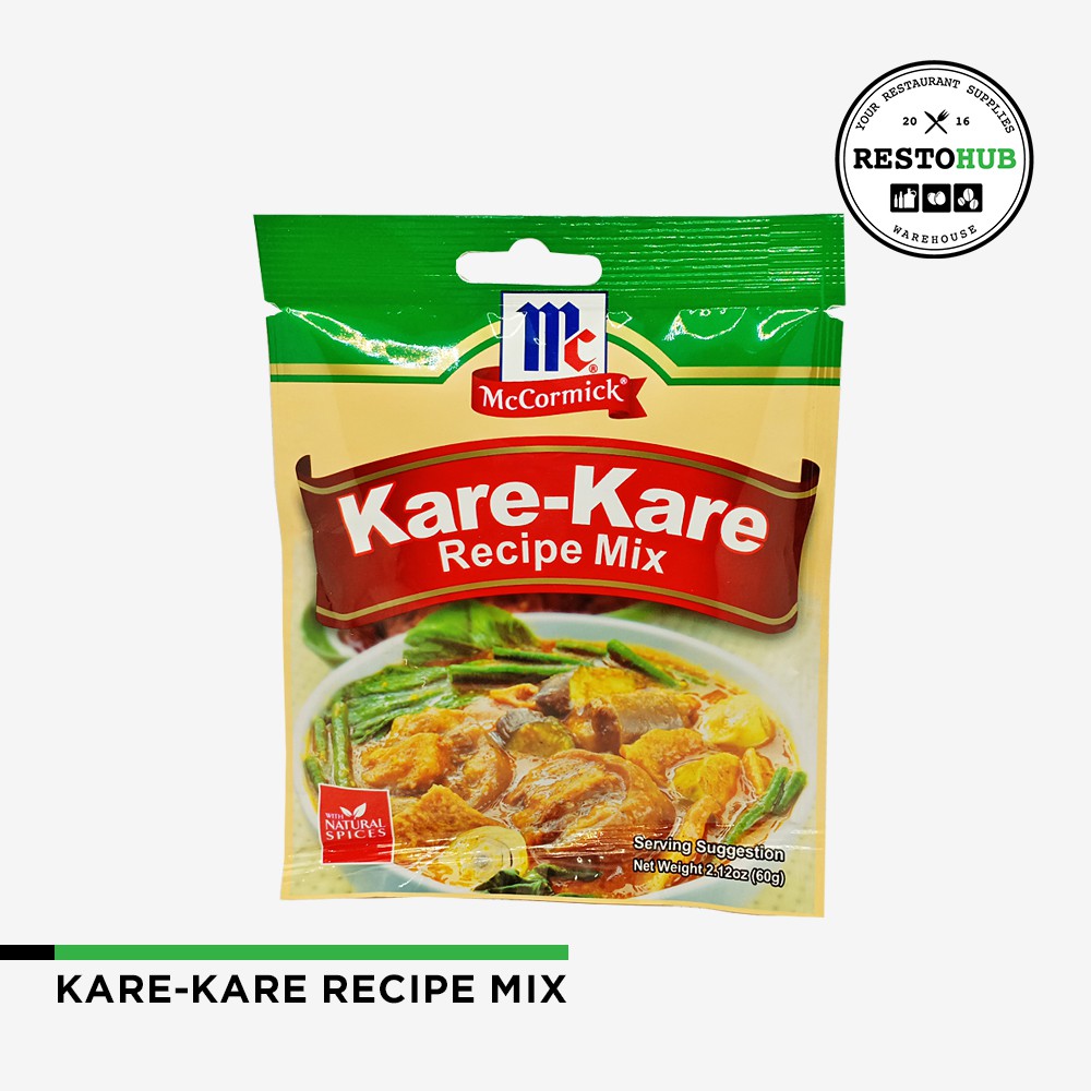 McCormick Kare-Kare Recipe Mix 60g | Shopee Philippines