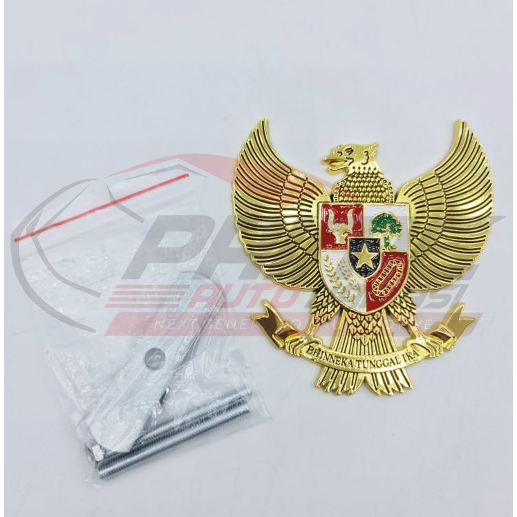 Garuda Pancasila Garuda Car Number Plate Emblem Logo - Gold | BeeCost