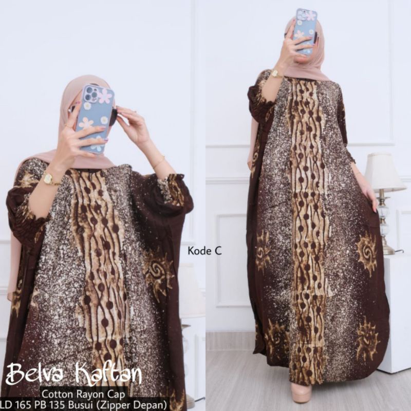 Robe Kaftan Jumbo Stamp Encim Premium Thick Rayon Material!! Latest Can ...