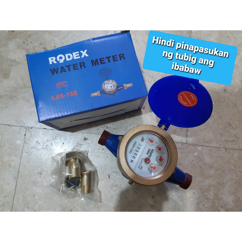 Water Meter Dry-Type Metal watermeter Water Sub-meter Water Submeter 1/ ...