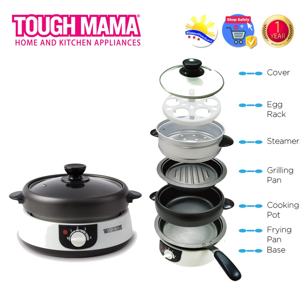 Tough Mama NTM-MC15 8-in-1 Stackable Multicooker | Shopee Philippines