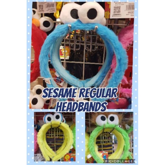 SESAME STREET HEADBAND: ELMO COOKIE BIG BIRD OSCAR AND ABBY | Shopee ...