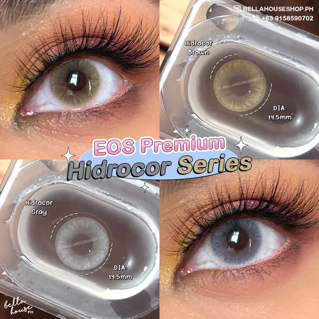 EOS Premium Lens - Hidrocor Brown, Hidrocor Gray (Nongraded, Graded ...