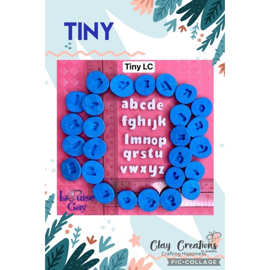 TINY LETTER MOLDER SILICONE MOLD | Shopee Philippines