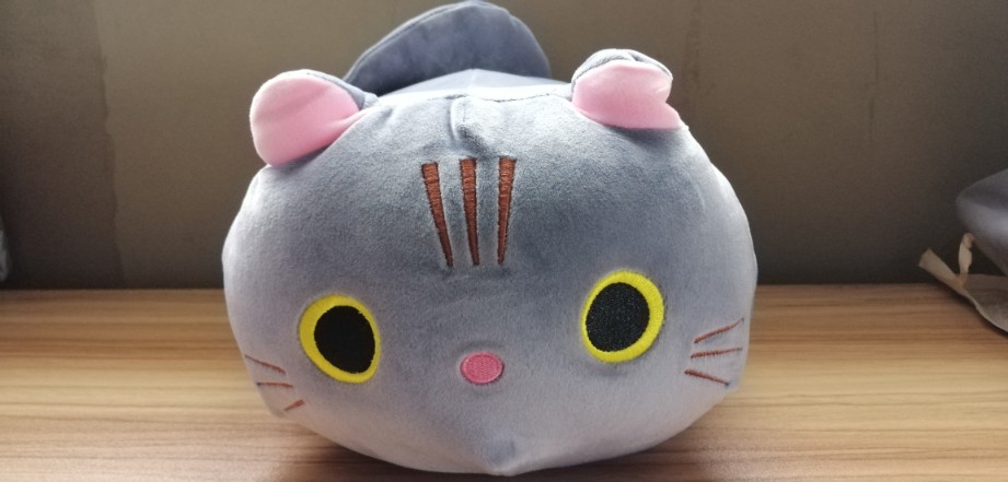 Cat Plush Toy Cartoon Soft Stuffed Dolls Cute Animal Plush Toys Reading ...