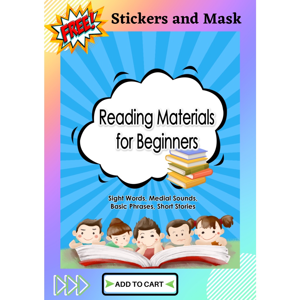 ENGLISH READING MATERIAL FOR BEGINNERS 58 PAGES Shopee Philippines
