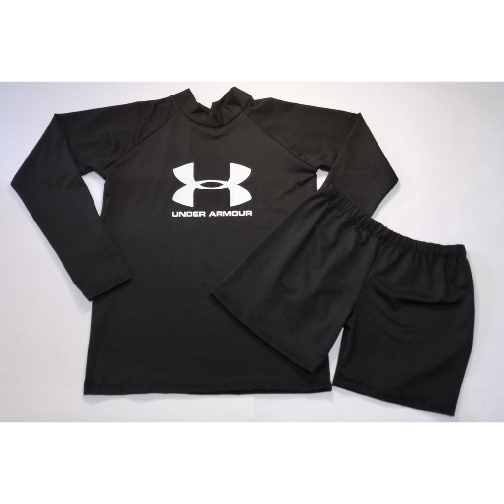 2pc Rash Guard for Teens ( Unisex ) Under Armor Print | Shopee Philippines