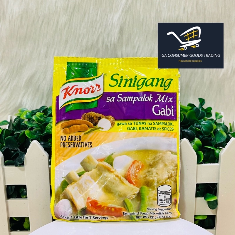 Knorr Sinigang sa sampalok mix W/ GABI 22g | Shopee Philippines