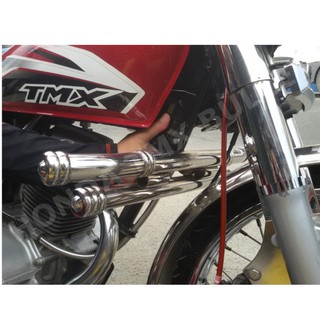 TMX 125 & TMX 155 Stainless Crash Guard , Stainless Slider FLOWER ...