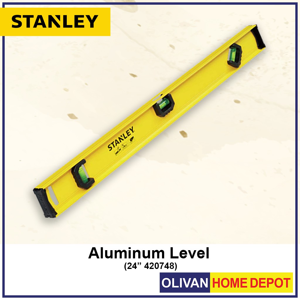 STANLEY Aluminum Level Bar Thrifty I-Beam Level 24" 42-0748 | Shopee ...
