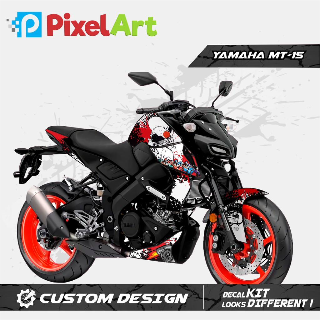 YAMAHA MT15 SLASHED Edition Decals Stickers, 60% OFF